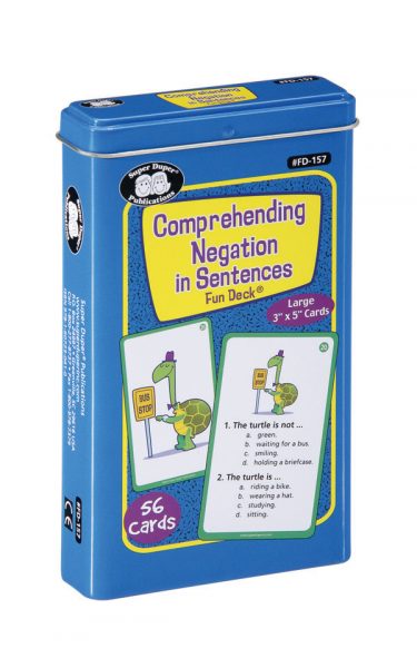 Comprehending Negation in Sentences Fun Deck | Great Ideas for Teaching